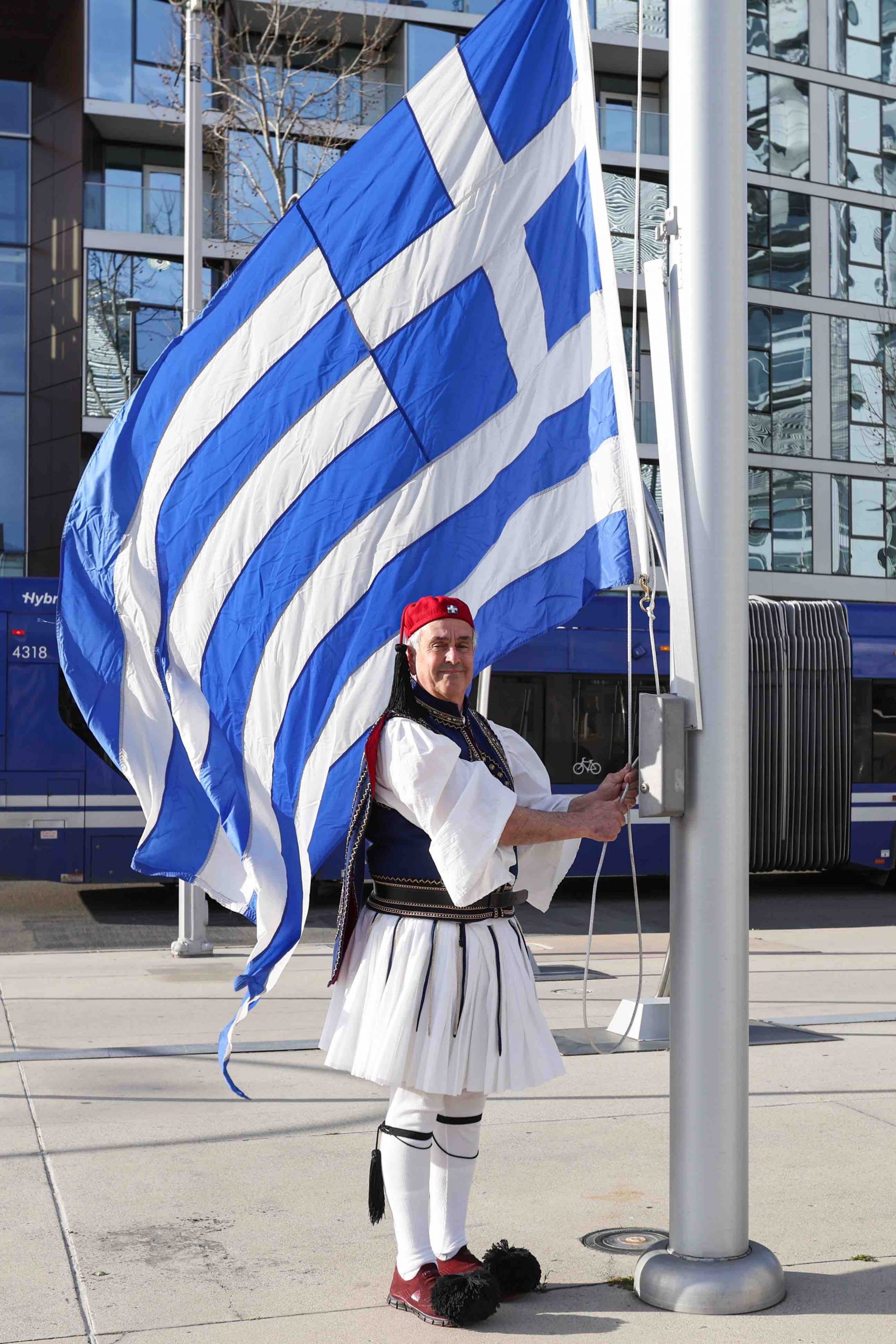 Bay Area Greeks Celebrate 203 Years of Democracy with Flag Raising ...